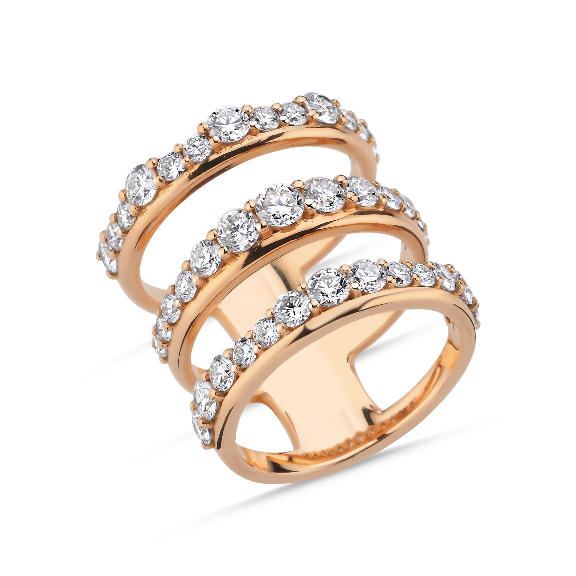 Trio Band Ring / 2.66 Carat - Gilya Diamond